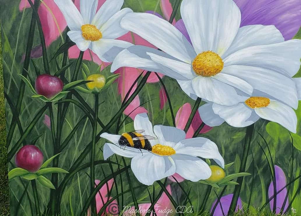 Summer Cosmos- Marlene Fudge CDA | Dynasty Brush